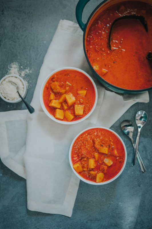 Potato Chorizo Soup | A-Yo Kitchen