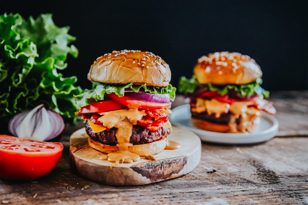 Maple Bacon Peanut Butter Burger | A-Yo Kitchen