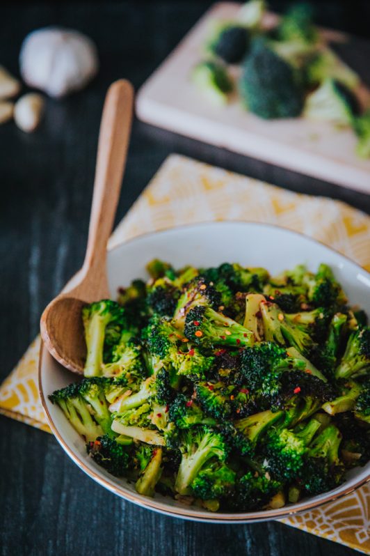 Easy Spicy Garlic Broccoli | A-Yo Kitchen