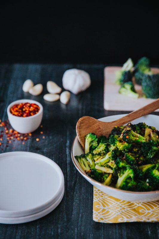 Easy Spicy Garlic Broccoli | A-Yo Kitchen